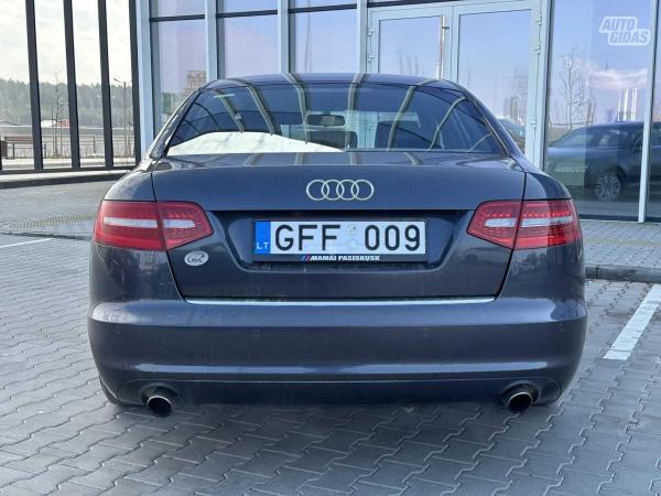 Grey Audi A6 2010 in Vilnius, with an engine capacity of 2.80 L and mileage of 304 thousand km for 3100 €, photo 5 on AUTOMOTO.COM.LV