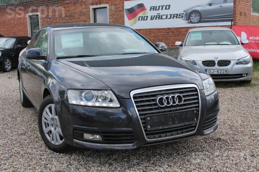 Pelēks Audi A6 2010 Daugavpils, ar dzinēja tilpumu 2.70 L un nobraukumu 228 tūkst. km par 6390 €, foto 1 vietnē AUTOMOTO.COM.LV