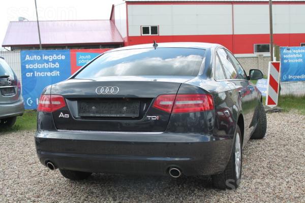 Grey Audi A6 2010 in Daugavpils, with an engine capacity of 2.70 L and mileage of 228 thousand km for 6390 €, photo 6 on AUTOMOTO.COM.LV