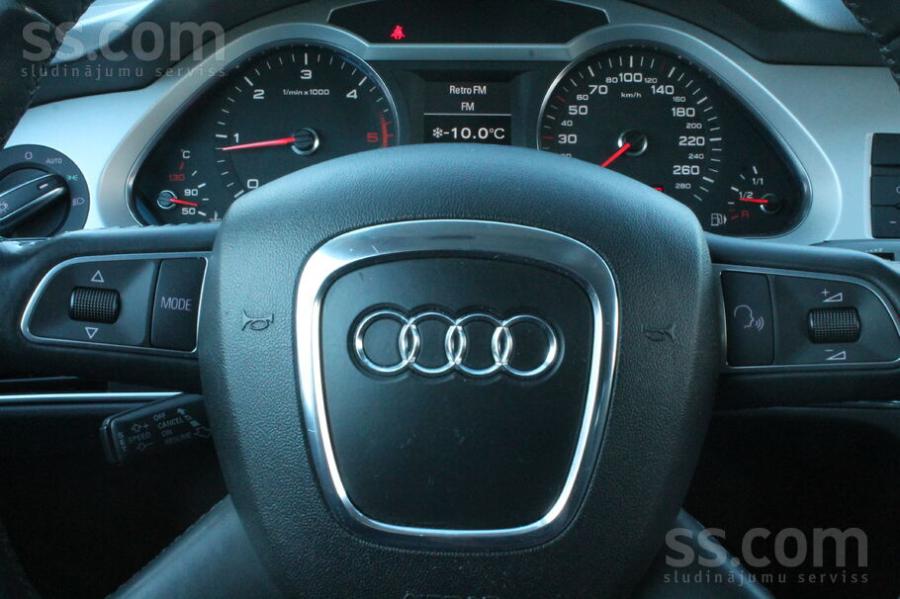 Pelēks Audi A6 2010 Daugavpils, ar dzinēja tilpumu 2.70 L un nobraukumu 228 tūkst. km par 6390 €, foto 24 vietnē AUTOMOTO.COM.LV