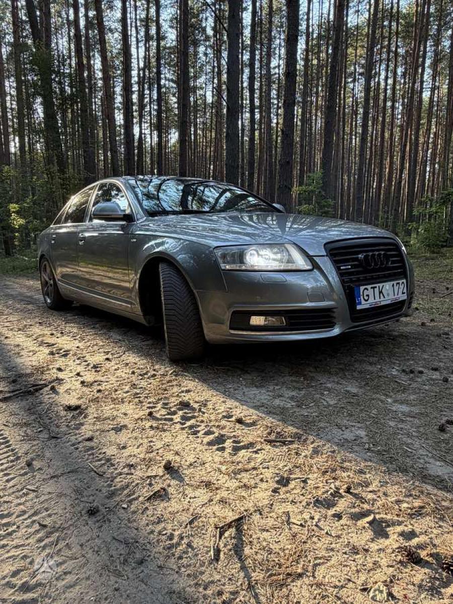 Grey Audi A6 2010 in Vilnius, with an engine capacity of 2.97 L and mileage of 330 thousand km for 5000 €, photo 5 on AUTOMOTO.COM.LV