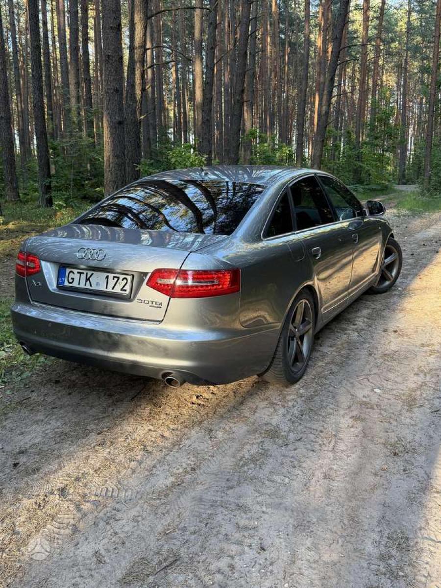 Grey Audi A6 2010 in Vilnius, with an engine capacity of 2.97 L and mileage of 330 thousand km for 5000 €, photo 8 on AUTOMOTO.COM.LV