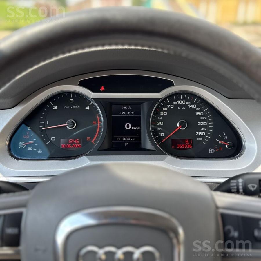 Pelēks Audi A6 2010 Daugavpils, ar dzinēja tilpumu 3.00 L un nobraukumu 359 tūkst. km par 5500 €, foto 16 vietnē AUTOMOTO.COM.LV