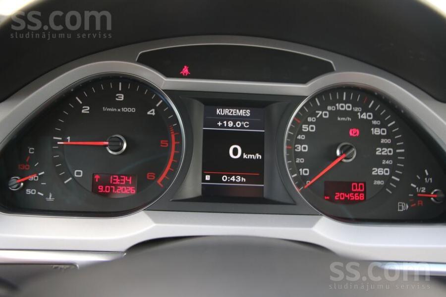 Серый Ауди А6 2010 в Тукумс, объемом двигателя 2.00 л и пробегом 204 тыс. км за 7658 €, фото 22 на AUTOMOTO.COM.LV