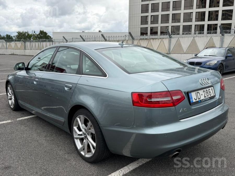 Grey Audi A6 2010 in Riga, with an engine capacity of 2.70 L and mileage of 336 thousand km for 5800 €, photo 6 on AUTOMOTO.COM.LV