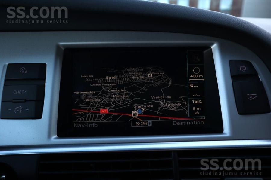 Grey Audi A6 2010 in Riga, with an engine capacity of 2.70 L and mileage of 261 thousand km for 5990 €, photo 17 on AUTOMOTO.COM.LV
