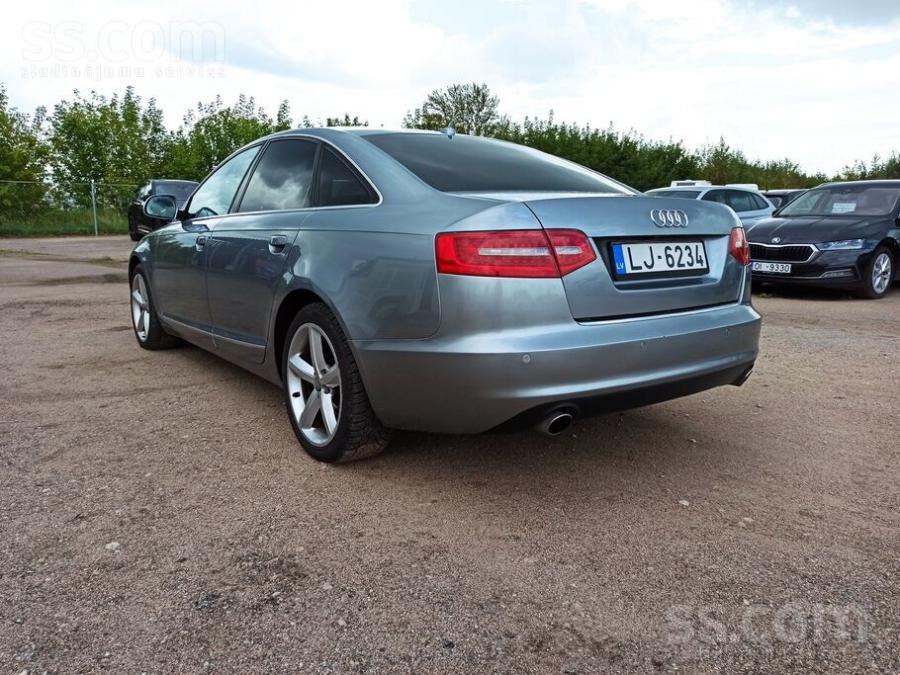 Grey Audi A6 2010 in Daugavpils, with an engine capacity of 2.70 L and mileage of 0 thousand km for 4850 €, photo 6 on AUTOMOTO.COM.LV