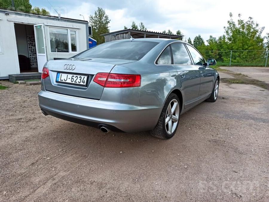 Grey Audi A6 2010 in Daugavpils, with an engine capacity of 2.70 L and mileage of 0 thousand km for 4850 €, photo 8 on AUTOMOTO.COM.LV