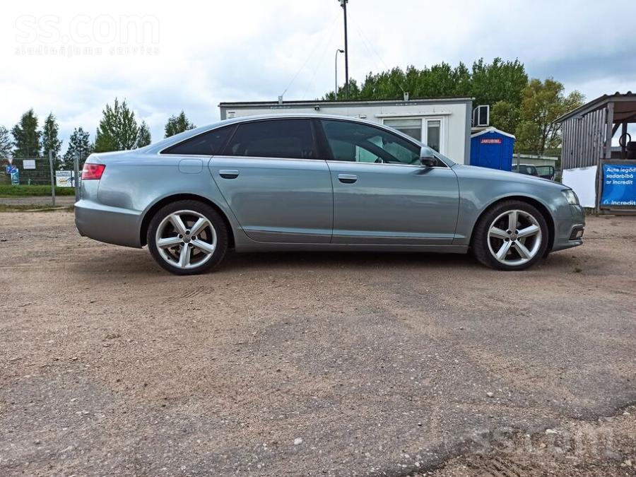 Grey Audi A6 2010 in Daugavpils, with an engine capacity of 2.70 L and mileage of 0 thousand km for 4850 €, photo 9 on AUTOMOTO.COM.LV