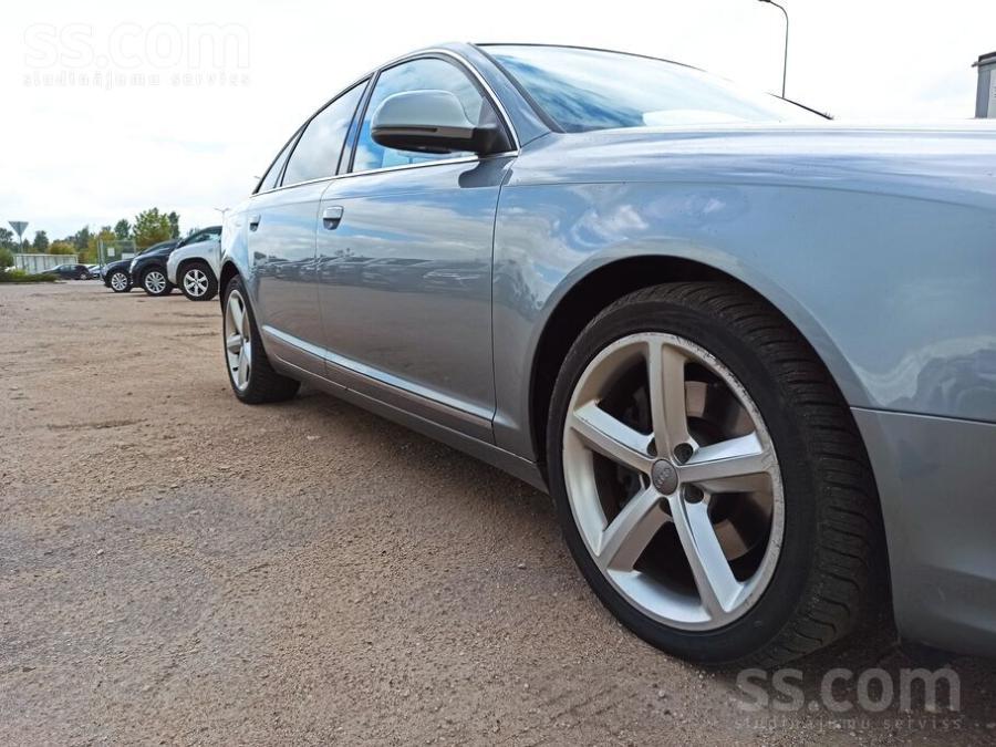 Grey Audi A6 2010 in Daugavpils, with an engine capacity of 2.70 L and mileage of 0 thousand km for 4850 €, photo 10 on AUTOMOTO.COM.LV