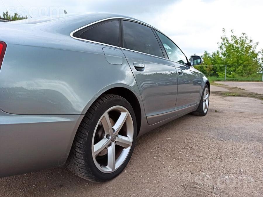 Grey Audi A6 2010 in Daugavpils, with an engine capacity of 2.70 L and mileage of 0 thousand km for 4850 €, photo 11 on AUTOMOTO.COM.LV