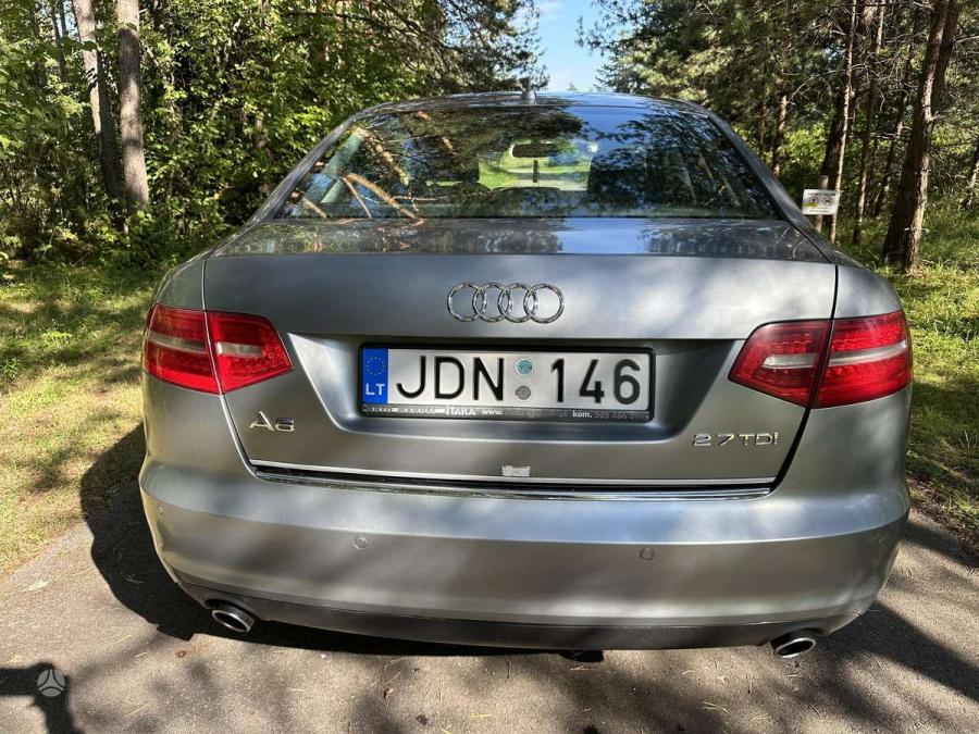 Grey Audi A6 2010 in Nemencine, with an engine capacity of 2.70 L and mileage of 268 thousand km for 4850 €, photo 7 on AUTOMOTO.COM.LV