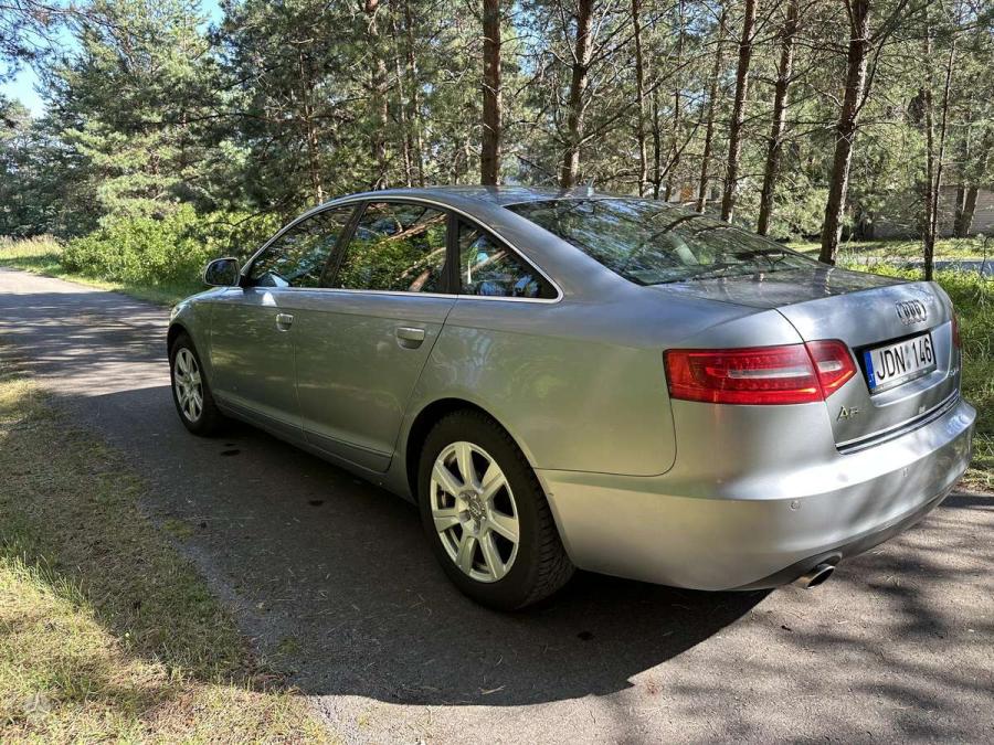 Grey Audi A6 2010 in Nemencine, with an engine capacity of 2.70 L and mileage of 268 thousand km for 4850 €, photo 8 on AUTOMOTO.COM.LV