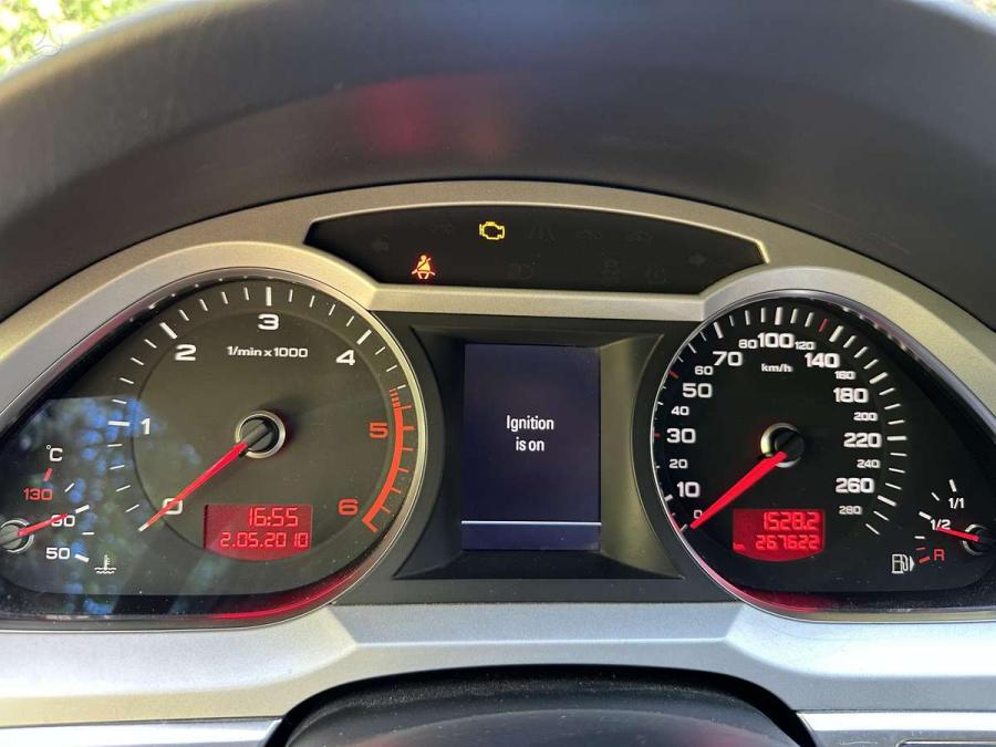 Grey Audi A6 2010 in Nemencine, with an engine capacity of 2.70 L and mileage of 268 thousand km for 4850 €, photo 14 on AUTOMOTO.COM.LV