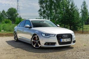 Grey Audi A6 2011 in Riga, with an engine capacity of 3.00 L and mileage of 0 thousand km for 13790 €, photo 3 on AUTOMOTO.COM.LV