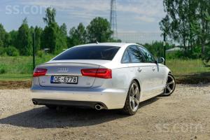Grey Audi A6 2011 in Riga, with an engine capacity of 3.00 L and mileage of 0 thousand km for 13790 €, photo 6 on AUTOMOTO.COM.LV