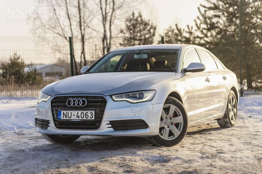 Grey Audi A6 2011 in Riga, with an engine capacity of 2.80 L and mileage of 239 thousand km for 9490 €, photo 1 on AUTOMOTO.COM.LV