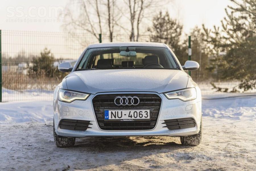 Grey Audi A6 2011 in Riga, with an engine capacity of 2.80 L and mileage of 239 thousand km for 9490 €, photo 2 on AUTOMOTO.COM.LV