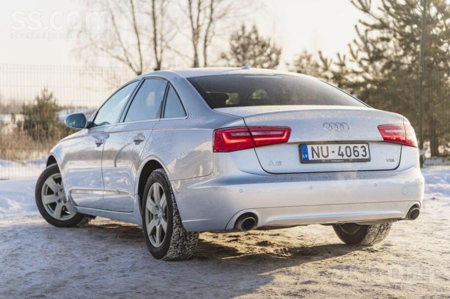 Grey Audi A6 2011 in Riga, with an engine capacity of 2.80 L and mileage of 239 thousand km for 9490 €, photo 4 on AUTOMOTO.COM.LV