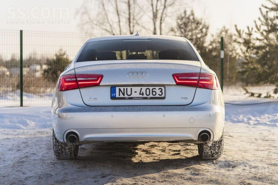 Grey Audi A6 2011 in Riga, with an engine capacity of 2.80 L and mileage of 239 thousand km for 9490 €, photo 5 on AUTOMOTO.COM.LV
