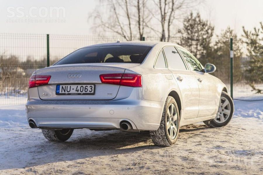 Grey Audi A6 2011 in Riga, with an engine capacity of 2.80 L and mileage of 239 thousand km for 9490 €, photo 6 on AUTOMOTO.COM.LV