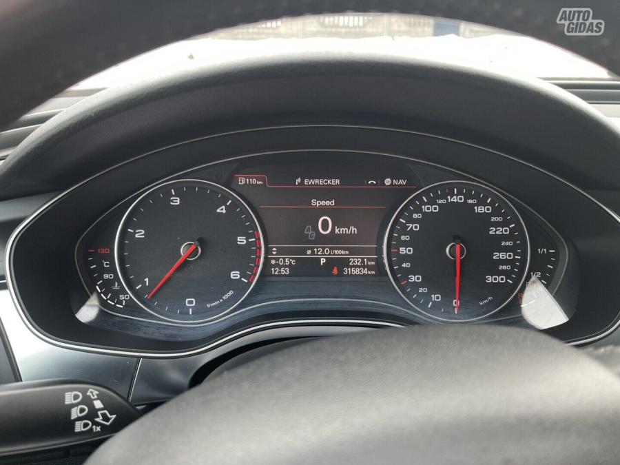 Grey Audi A6 2011 in Taurage, with an engine capacity of 3.00 L and mileage of 316 thousand km for 10500 €, photo 12 on AUTOMOTO.COM.LV