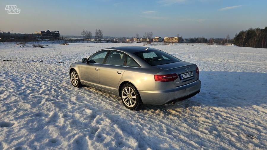 Grey Audi A6 2011 in Vilnius, with an engine capacity of 3.00 L and mileage of 268 thousand km for 6000 €, photo 4 on AUTOMOTO.COM.LV