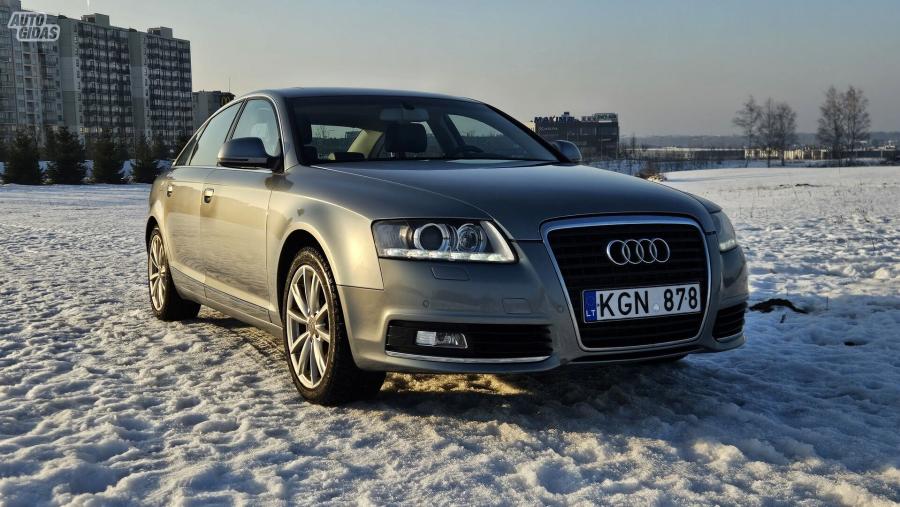 Grey Audi A6 2011 in Vilnius, with an engine capacity of 3.00 L and mileage of 268 thousand km for 6000 €, photo 28 on AUTOMOTO.COM.LV