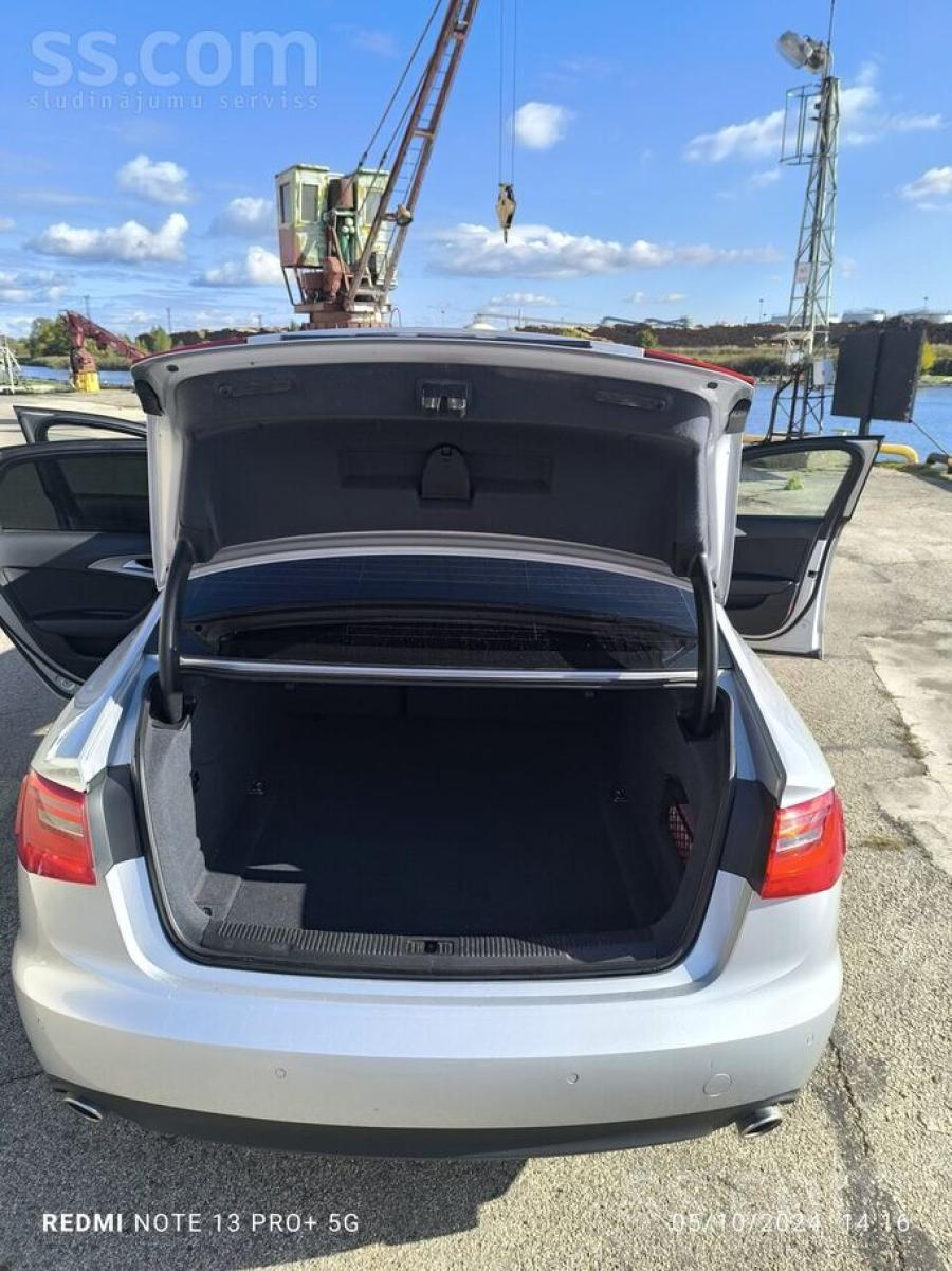 Pelēks Audi A6 2011 Rīga, ar dzinēja tilpumu 3.00 L un nobraukumu 304 tūkst. km par 5490 €, foto 16 vietnē AUTOMOTO.COM.LV