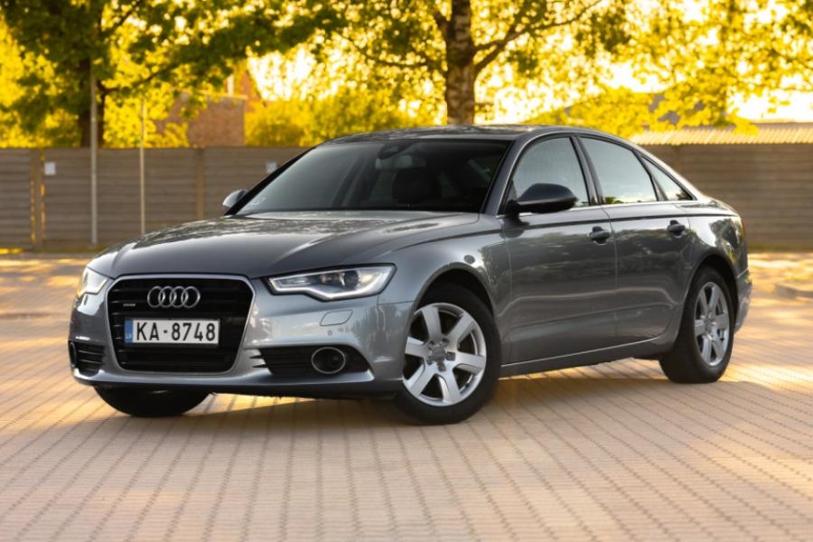 Grey Audi A6 2011 in Riga, with an engine capacity of 3.00 L and mileage of 394 thousand km for 8300 €, photo 1 on AUTOMOTO.COM.LV