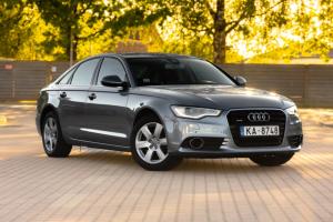 Grey Audi A6 2011 in Riga, with an engine capacity of 3.00 L and mileage of 394 thousand km for 8300 €, photo 3 on AUTOMOTO.COM.LV