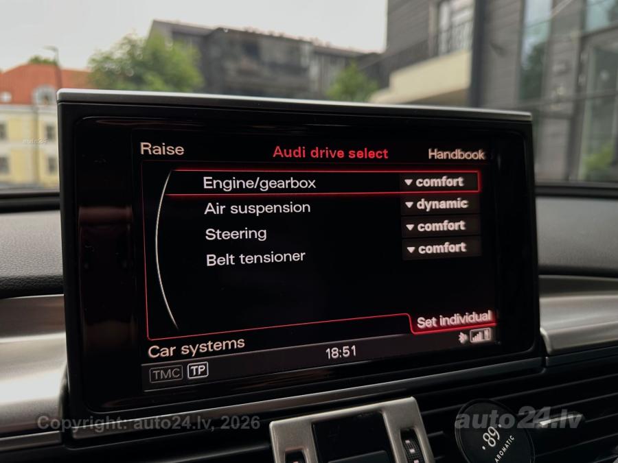 Grey Audi A6 2011 in Tallinn, with an engine capacity of 3.00 L and mileage of 232 thousand km for 12499 €, photo 15 on AUTOMOTO.COM.LV
