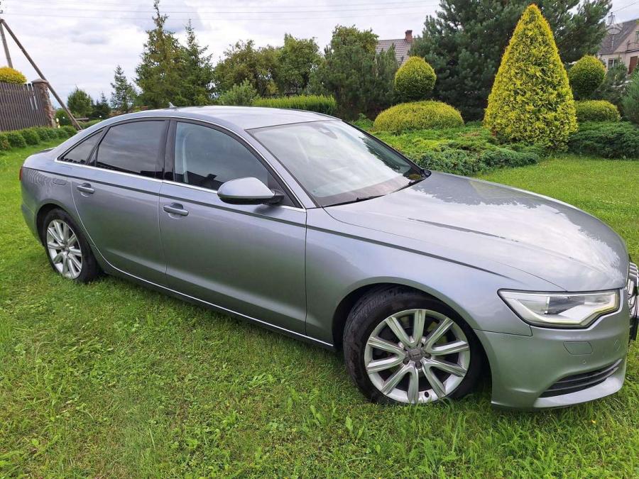 Grey Audi A6 2011 in Lazdijai, with an engine capacity of 2.97 L and mileage of 242 thousand km for 9000 €, photo 6 on AUTOMOTO.COM.LV