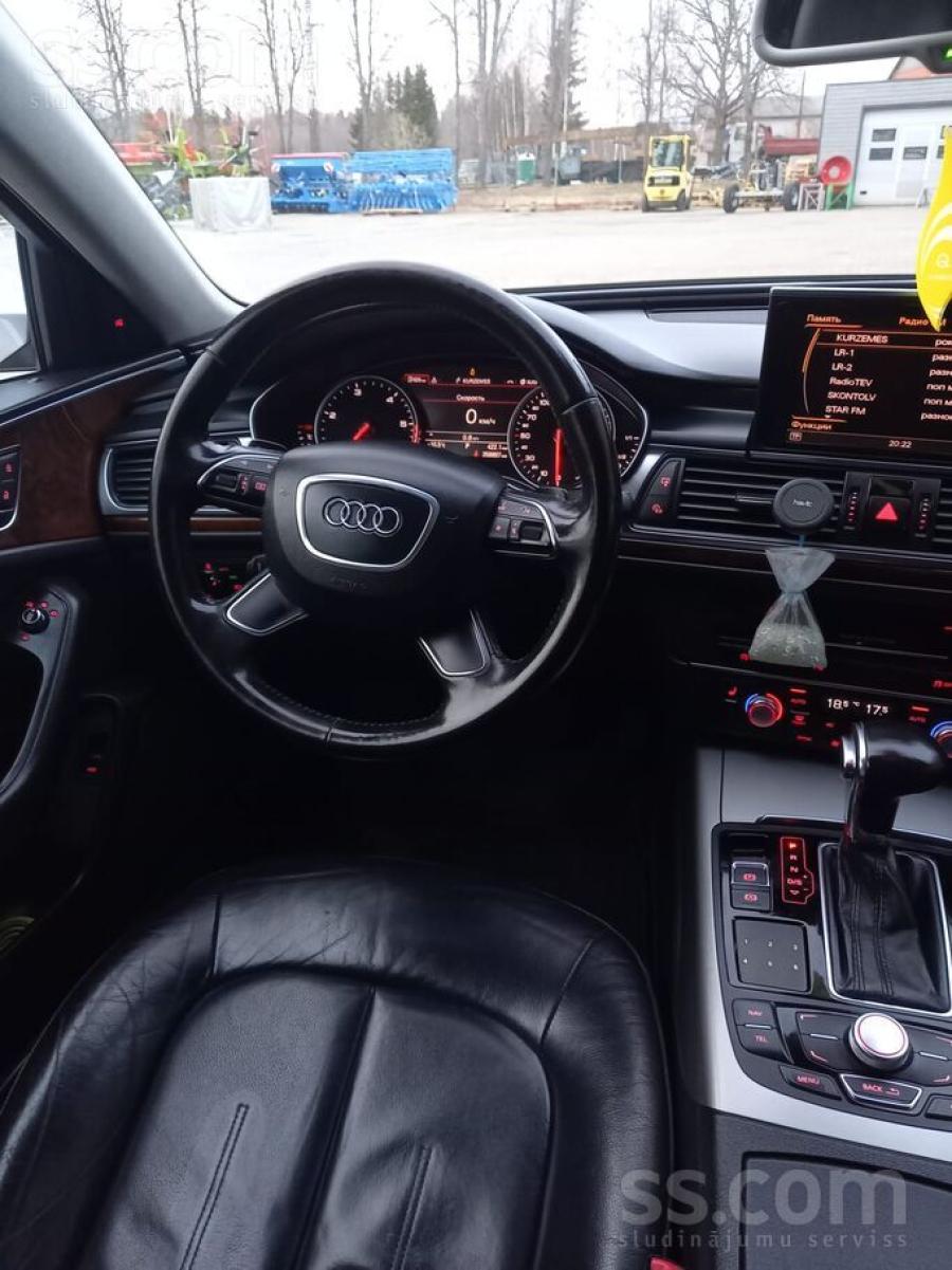 Grey Audi A6 2011 in Ventspils, with an engine capacity of 3.00 L and mileage of 0 thousand km for 7900 €, photo 7 on AUTOMOTO.COM.LV