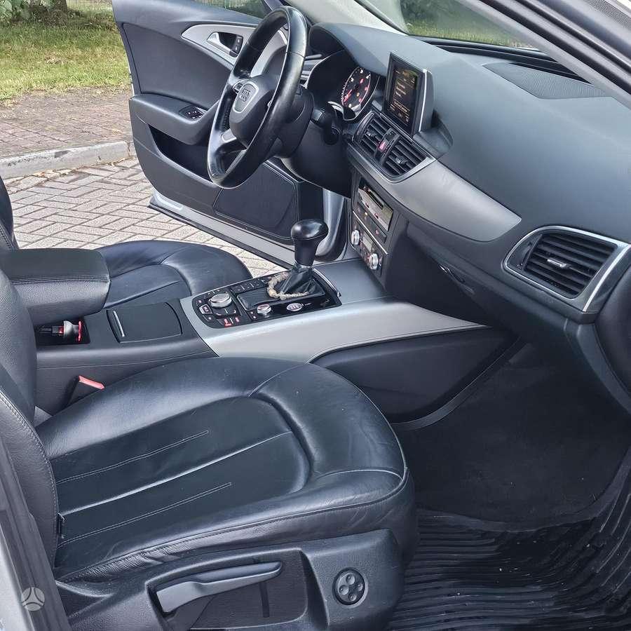 Grey Audi A6 2011 in Vilnius, with an engine capacity of 2.97 L and mileage of 327 thousand km for 7700 €, photo 9 on AUTOMOTO.COM.LV