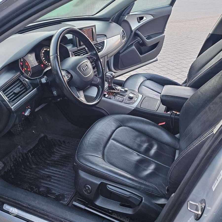 Grey Audi A6 2011 in Vilnius, with an engine capacity of 2.97 L and mileage of 327 thousand km for 7700 €, photo 10 on AUTOMOTO.COM.LV