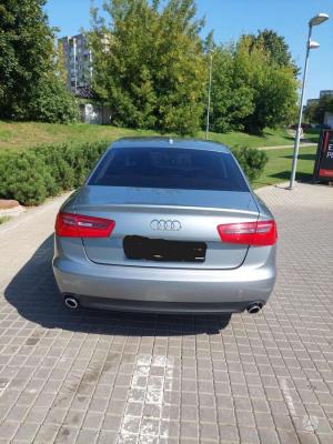 Grey Audi A6 2011 in Vilnius, with an engine capacity of 2.97 L and mileage of 313 thousand km for 9600 €, photo 4 on AUTOMOTO.COM.LV