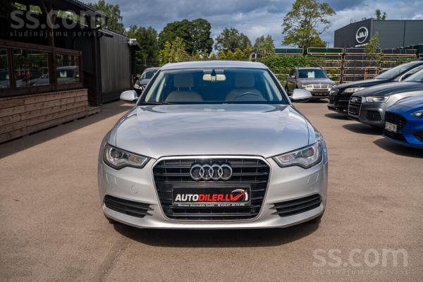 Grey Audi A6 2011 in Riga, with an engine capacity of 2.00 L and mileage of 0 thousand km for 8650 €, photo 2 on AUTOMOTO.COM.LV