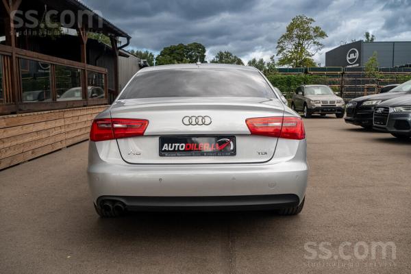 Grey Audi A6 2011 in Riga, with an engine capacity of 2.00 L and mileage of 0 thousand km for 8650 €, photo 9 on AUTOMOTO.COM.LV
