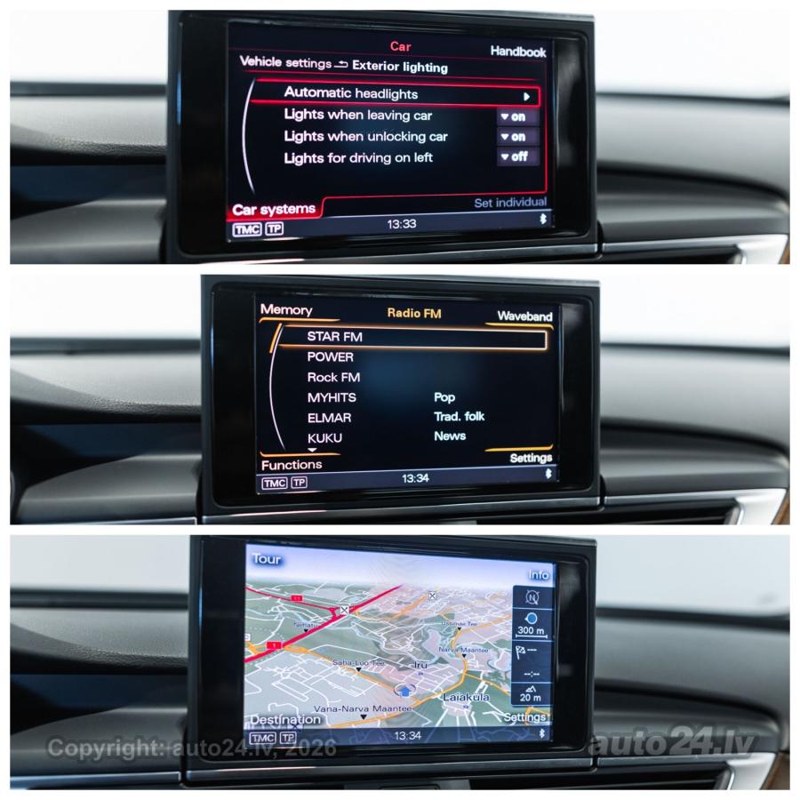 Grey Audi A6 2011 in Tallinn, with an engine capacity of 3.00 L and mileage of 166 thousand km for 11990 €, photo 26 on AUTOMOTO.COM.LV