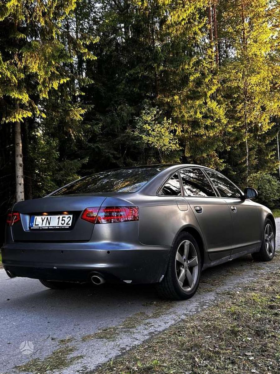 Grey Audi A6 2011 in Vilnius, with an engine capacity of 2.97 L and mileage of 404 thousand km for 5100 €, photo 5 on AUTOMOTO.COM.LV