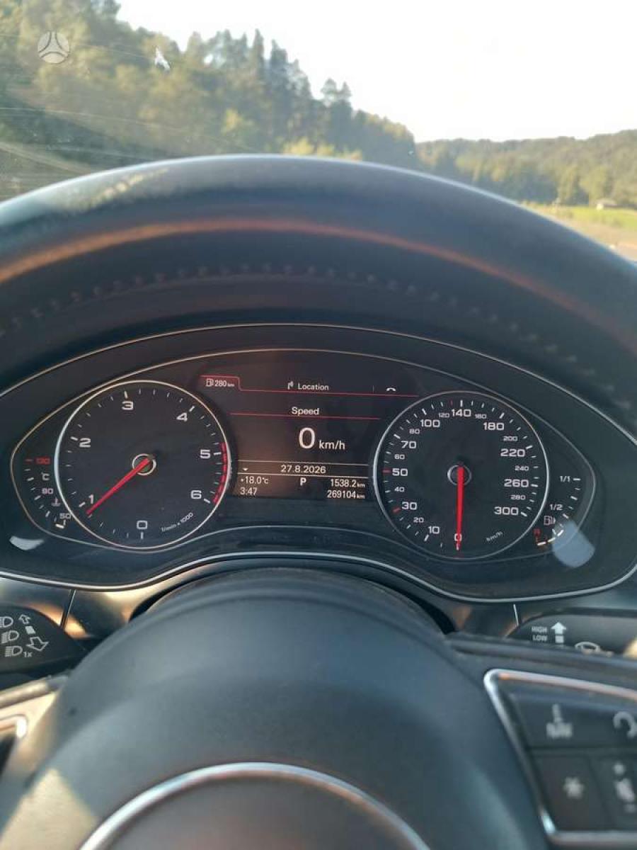 Grey Audi A6 2011 in Ignalina, with an engine capacity of 1.97 L and mileage of 269 thousand km for 7900 €, photo 29 on AUTOMOTO.COM.LV