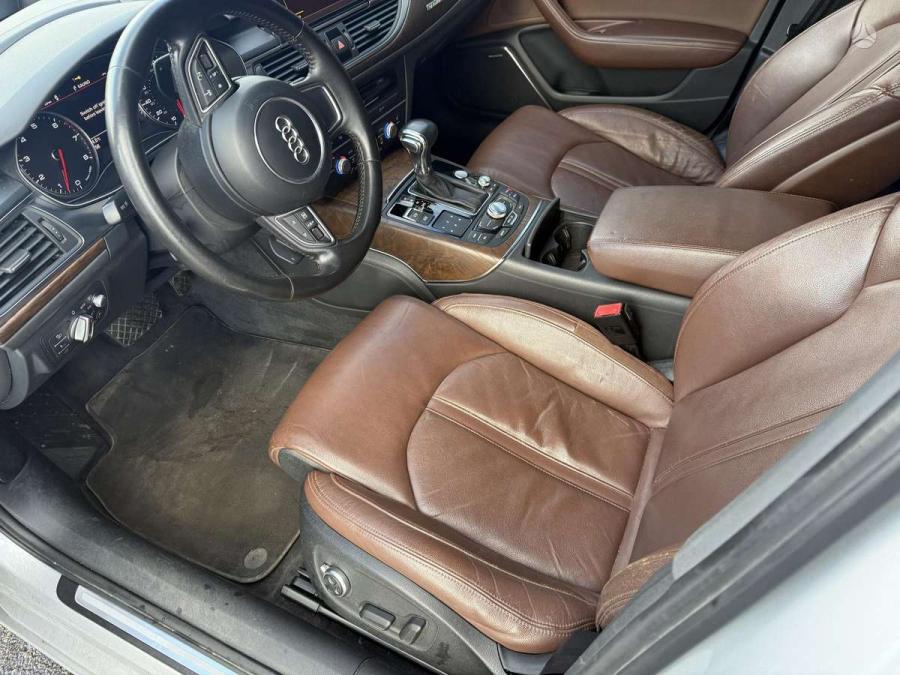 Grey Audi A6 2011 in Kaunas, with an engine capacity of 3.00 L and mileage of 186 thousand km for 9600 €, photo 12 on AUTOMOTO.COM.LV