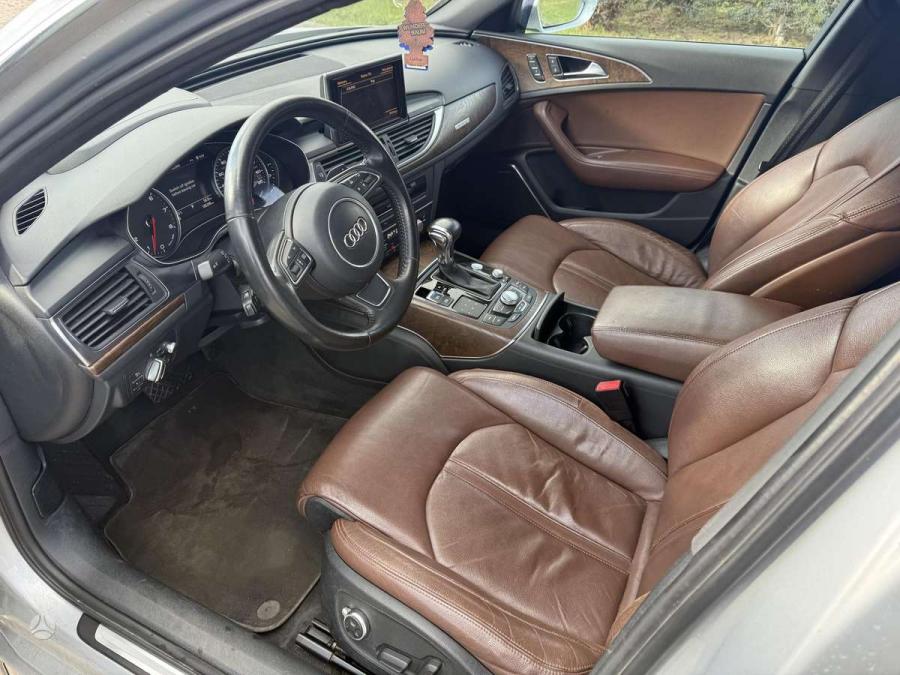 Grey Audi A6 2011 in Kaunas, with an engine capacity of 3.00 L and mileage of 186 thousand km for 9600 €, photo 22 on AUTOMOTO.COM.LV