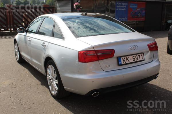 Grey Audi A6 2011 in Liepaja, with an engine capacity of 3.00 L and mileage of 332 thousand km for 6350 €, photo 4 on AUTOMOTO.COM.LV