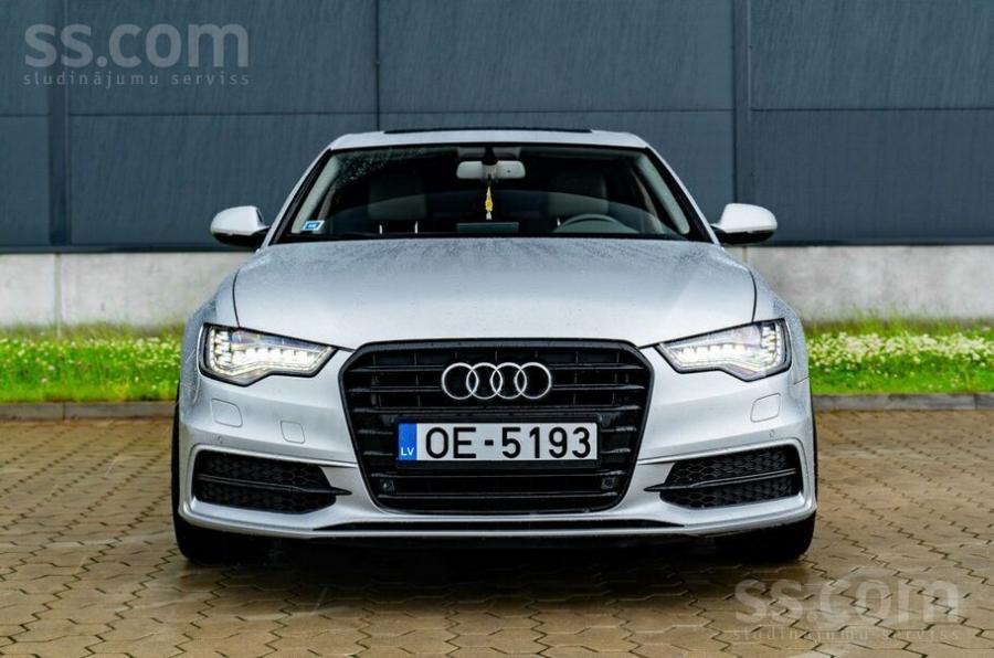 Grey Audi A6 2012 in Riga, with an engine capacity of 3.00 L and mileage of 228 thousand km for 12990 €, photo 2 on AUTOMOTO.COM.LV