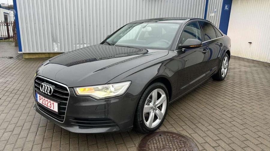 Grey Audi A6 2012 in Marijampole, with an engine capacity of 2.97 L and mileage of 256 thousand km for 9500 €, photo 1 on AUTOMOTO.COM.LV