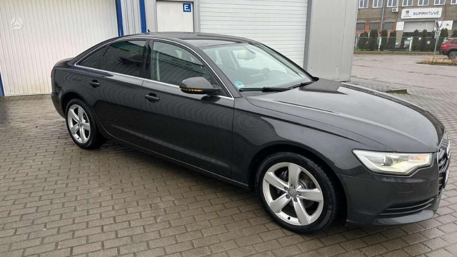 Grey Audi A6 2012 in Marijampole, with an engine capacity of 2.97 L and mileage of 256 thousand km for 9500 €, photo 5 on AUTOMOTO.COM.LV