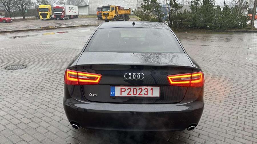 Grey Audi A6 2012 in Marijampole, with an engine capacity of 2.97 L and mileage of 256 thousand km for 9500 €, photo 8 on AUTOMOTO.COM.LV