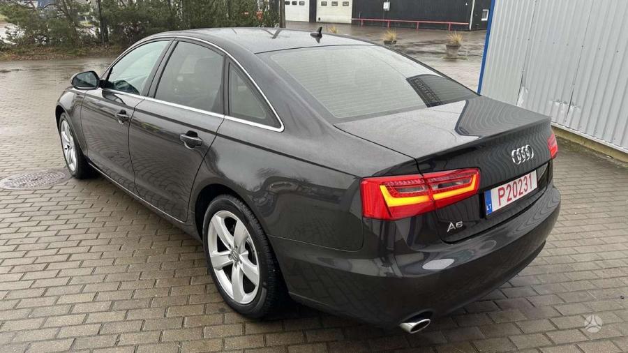 Grey Audi A6 2012 in Marijampole, with an engine capacity of 2.97 L and mileage of 256 thousand km for 9500 €, photo 9 on AUTOMOTO.COM.LV